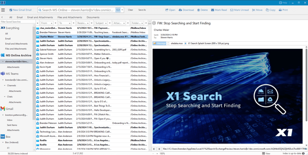 New X1 Search 9 Provides the Best Means to Search Your Microsoft 365 ...